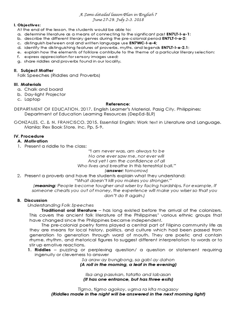 Teaching Riddles and Proverbs | PDF | Proverb | Riddle