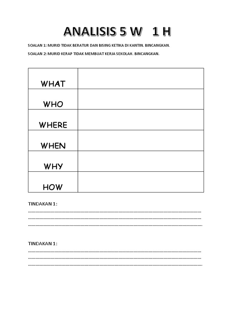 5W1H | PDF