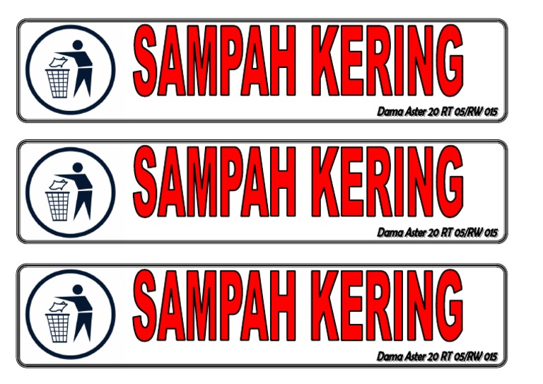 TULISAN SAMPAH+kering | PDF