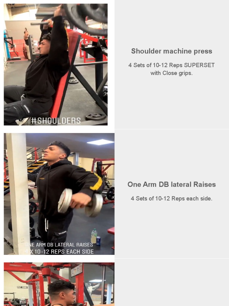 Shoulder Workout | PDF