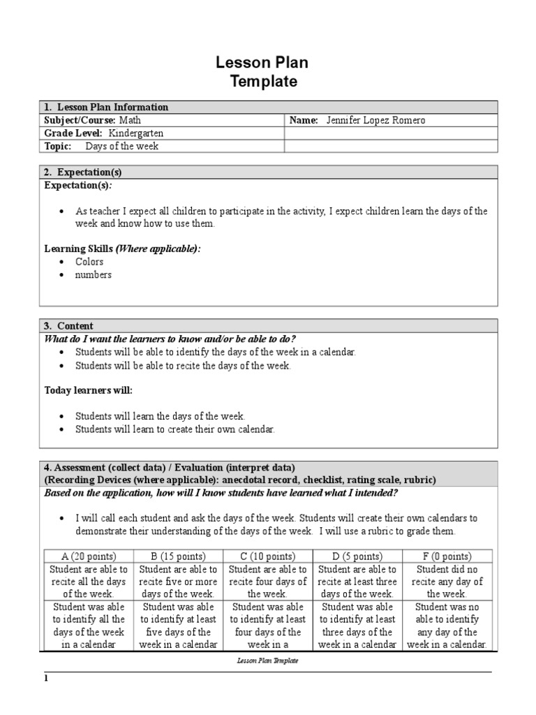 Edu 220 2nd L | PDF | Lesson Plan | Learning