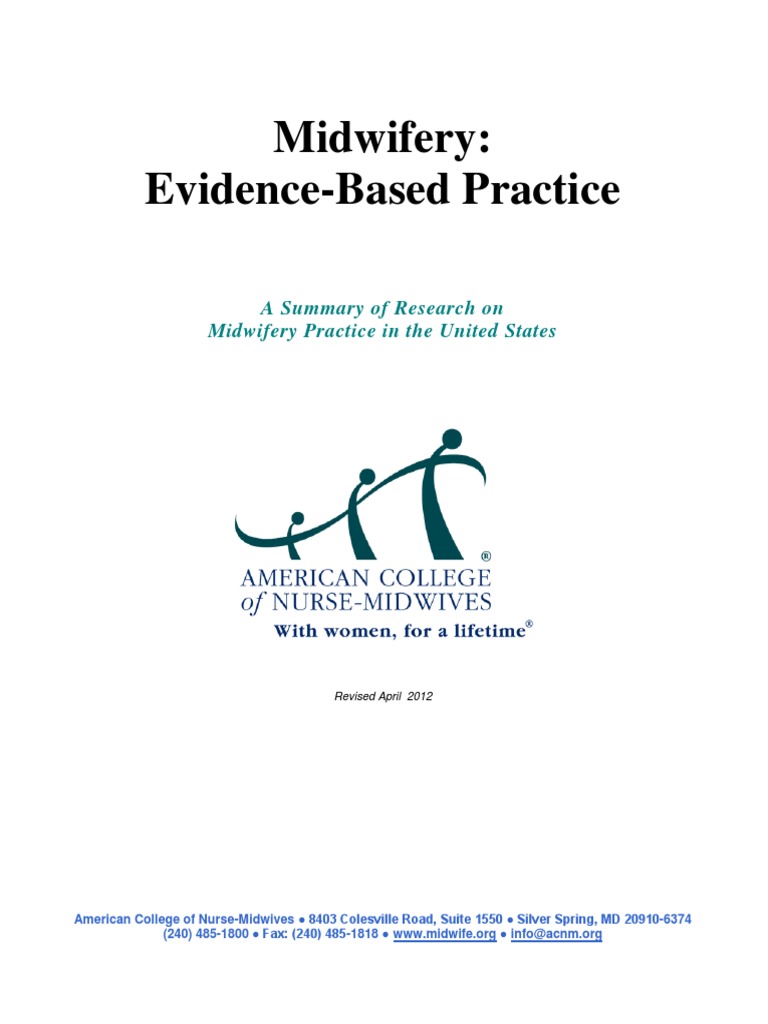Midwifery Evidence Based Practice March 2013 PDF | PDF | Midwife ...