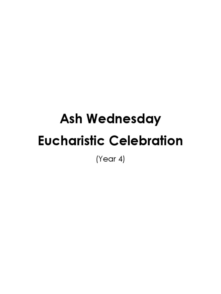 Eucharistic Celebration | PDF | Mass (Liturgy) | Lord's Prayer