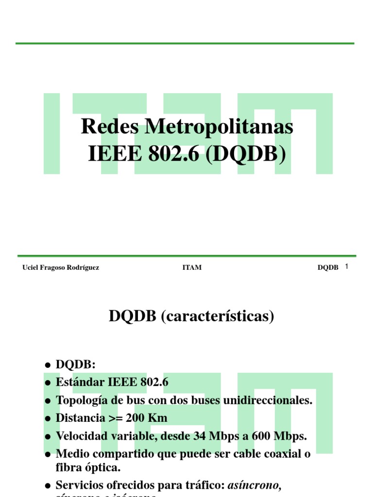 DQDB | PDF | Protocolos de red | Tecnología de información y comunicaciones