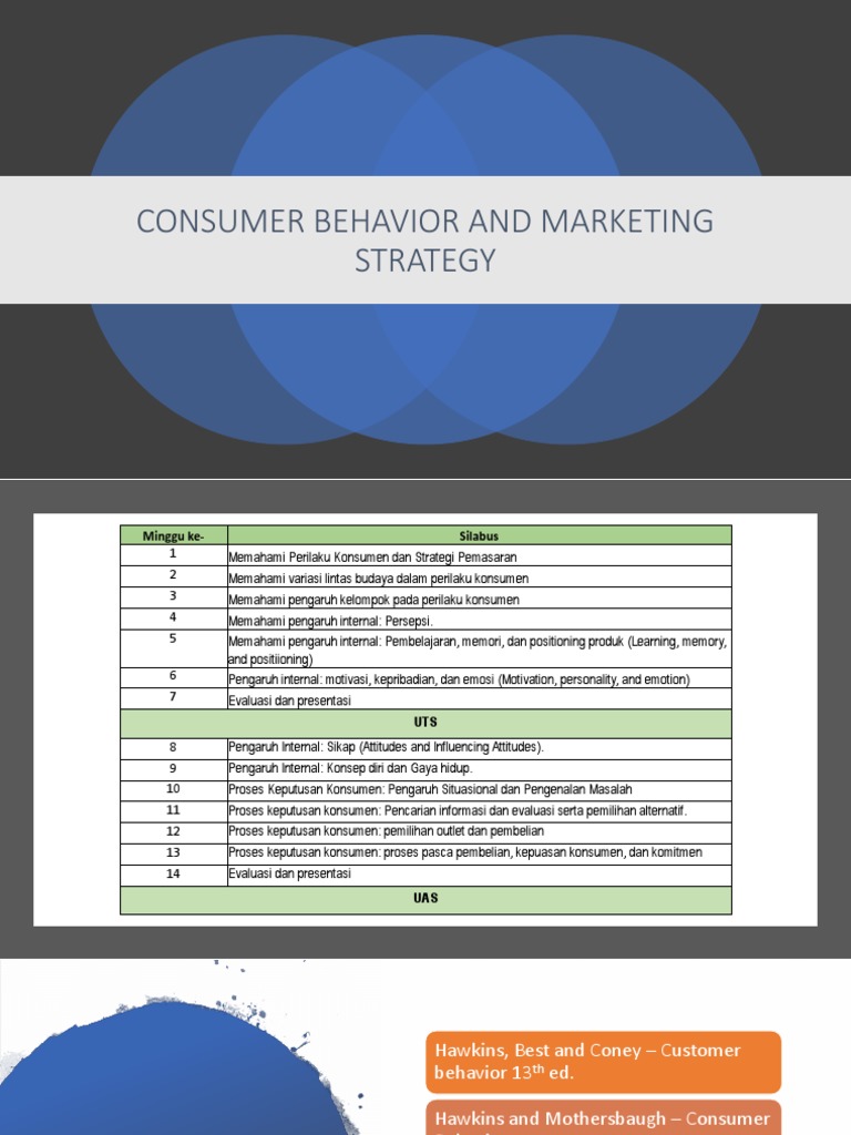 1 Introduction Consumer Behavior | PDF | Market Segmentation | Marketing
