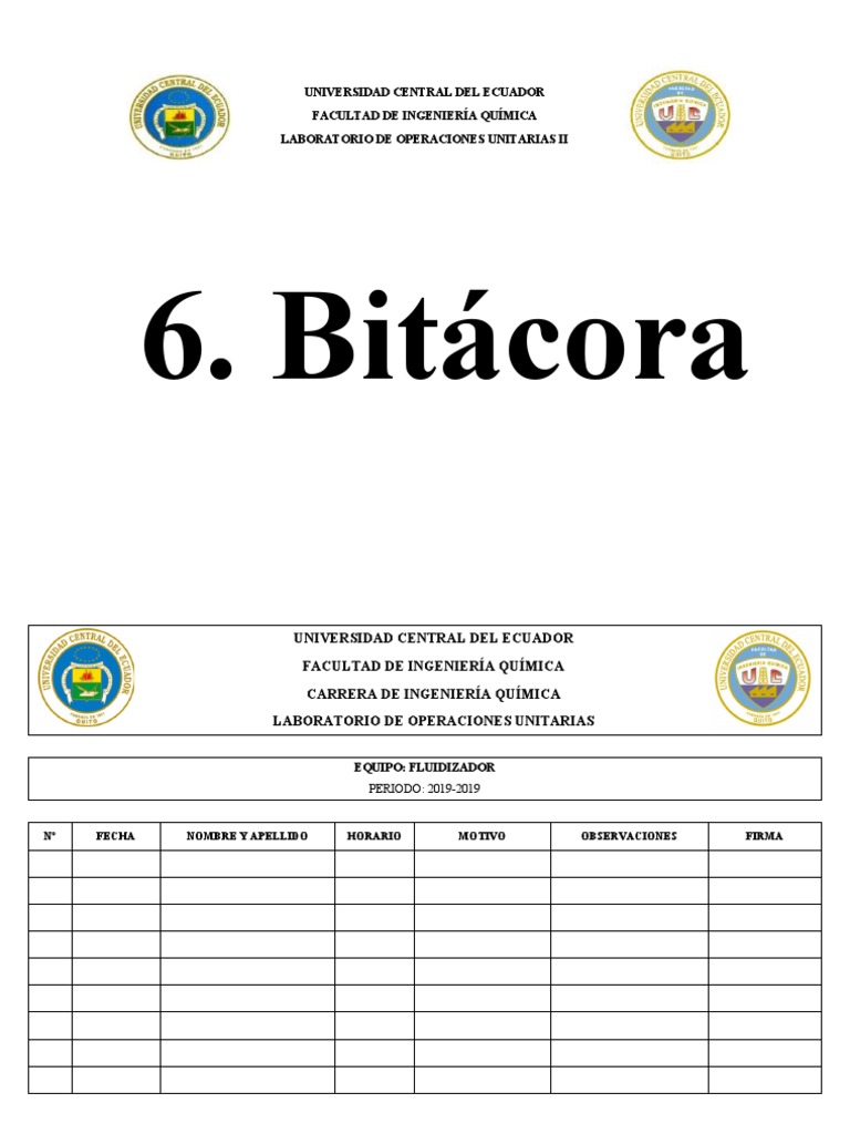 Bitacora | PDF