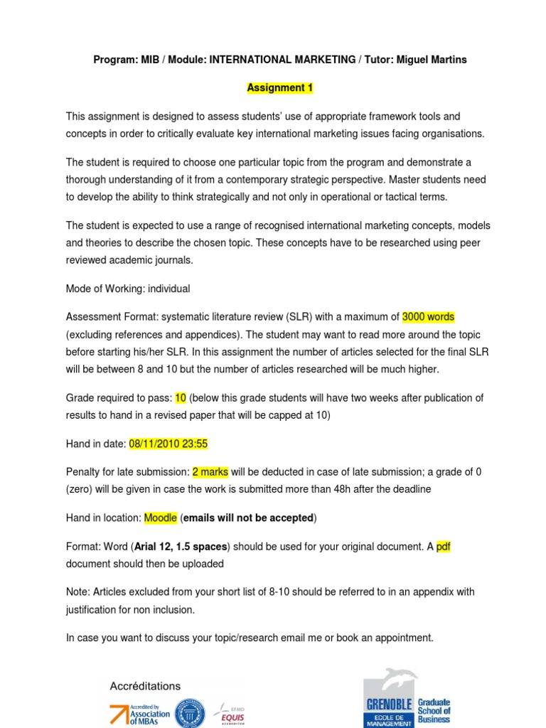Assignment 1 SLR | PDF | Systematic Review | Marketing