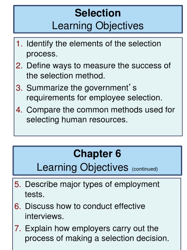 Selection Process Methods Pdf Validity Statistics Background