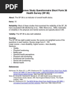 Facial Disability Index | PDF | Medical Specialties | Behavioural Sciences