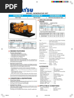 Egs630-6 Komatsu Genset | PDF | Diesel Engine | Engines
