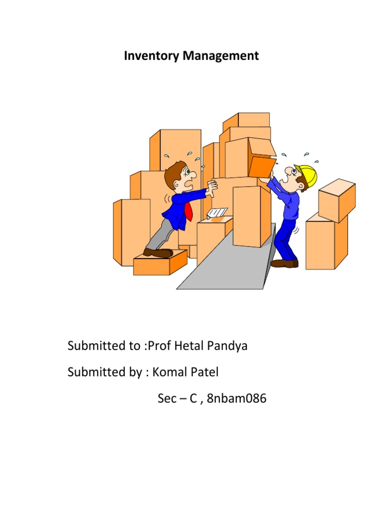 Inventory Management KOMAL | PDF | Inventory | Demand