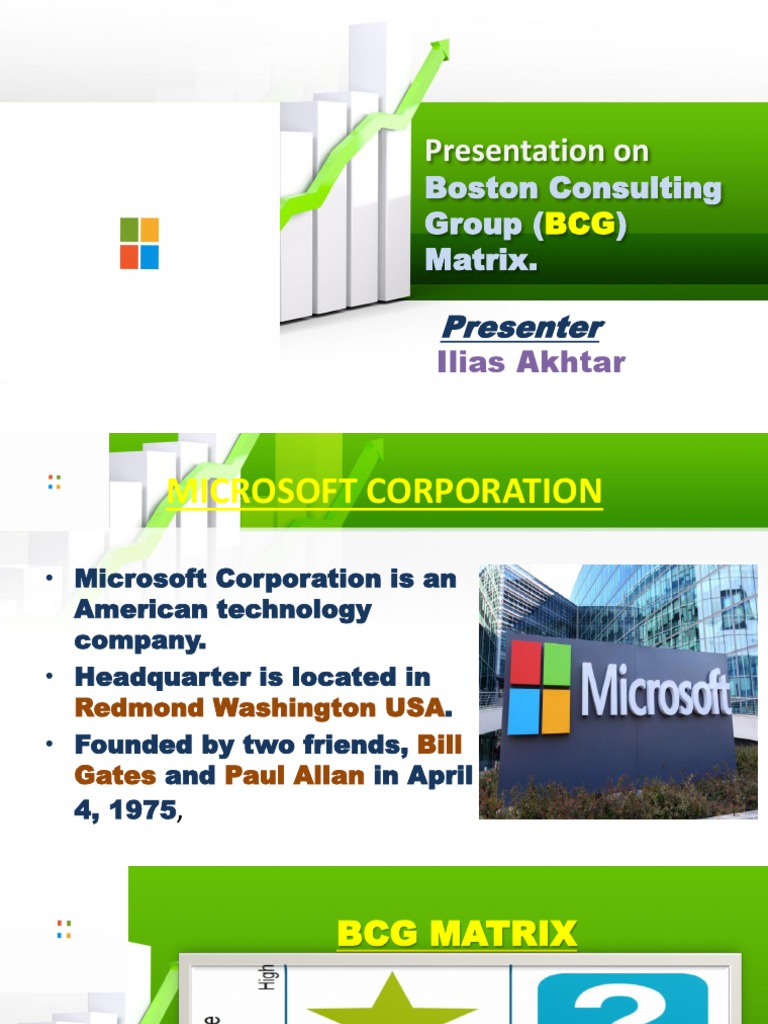 Presentation On: Boston Consulting Group Matrix | PDF