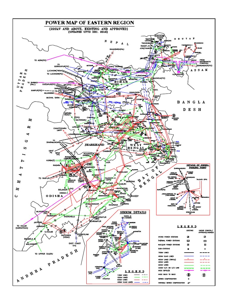 Power Map of Eastern India | PDF