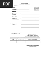 BSA Merit Badge Blue Card Blank | PDF | Scouting | Scouting And Guiding