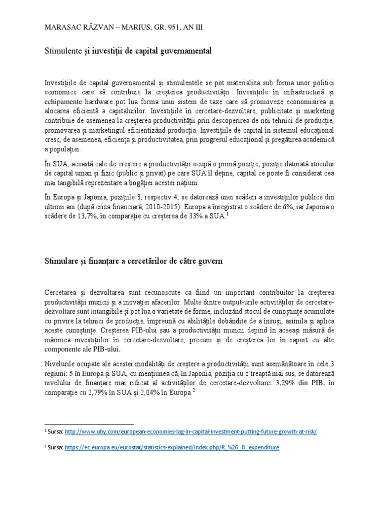 Management Comparat Aplicatia 3 | PDF