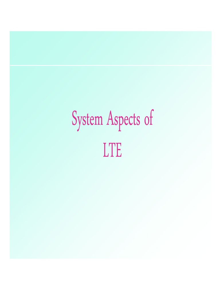 06 Lte3 PDF | PDF | Orthogonal Frequency Division Multiplexing | Mimo