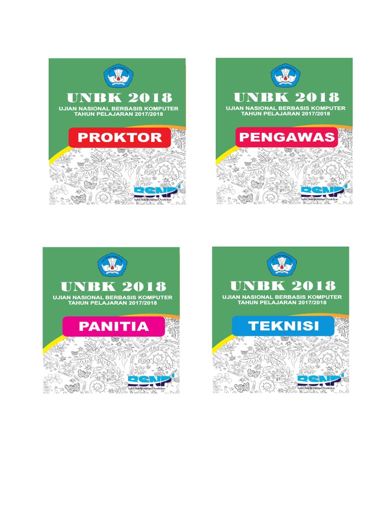 Co Card Panitia Unbk | PDF | Seni