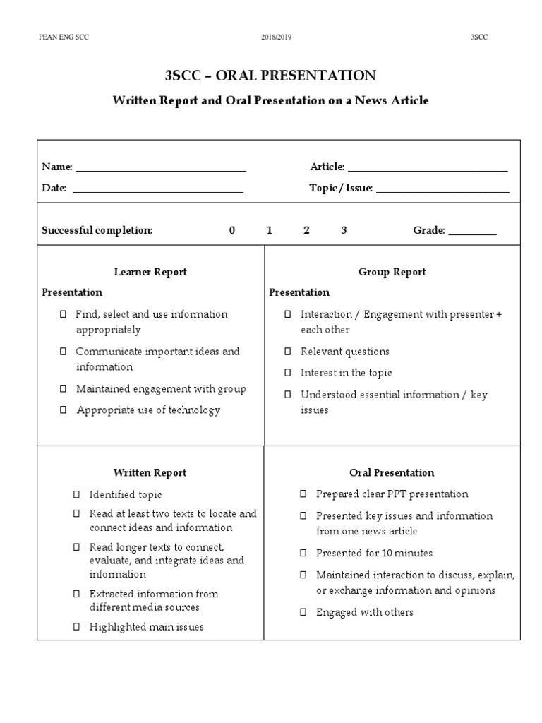 Oral Presentation Grid - Article | PDF | News | Microsoft Power Point