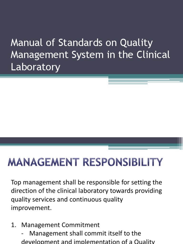 Quality Management Standards for Labs | PDF | Laboratories | Quality ...