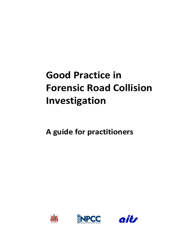 Good Practice in Forensic Road Collision Investigation V2A | PDF ...