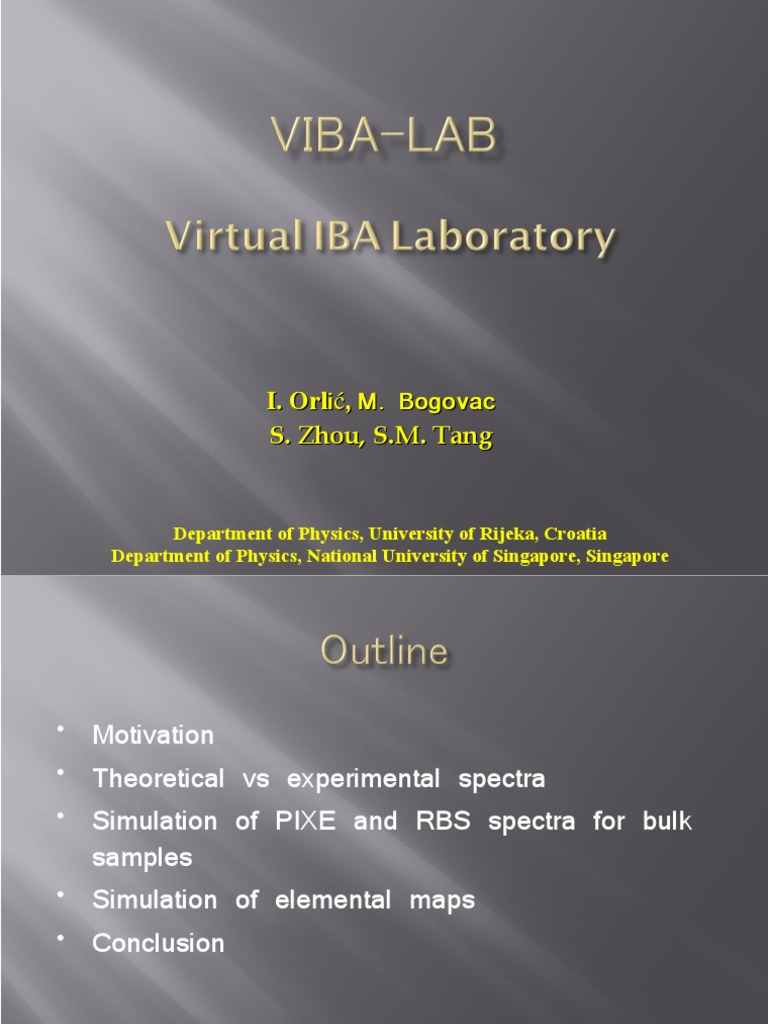 Viba Lab Plitvice 2010 | PDF | Electronvolt | Sphere