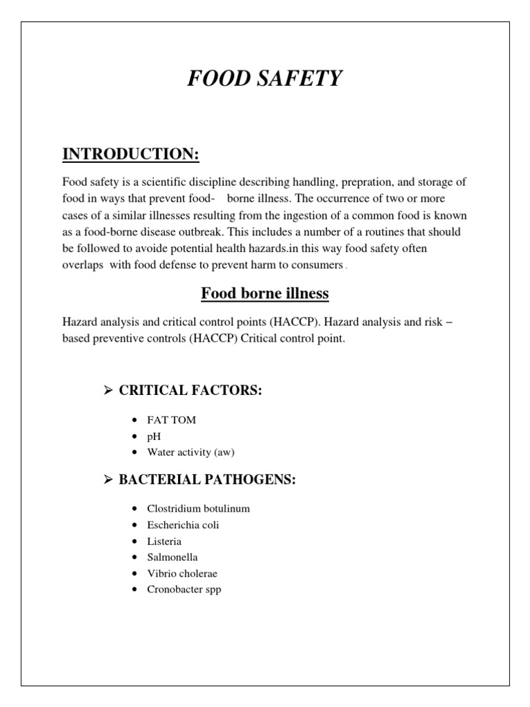 Food Safety Essentials | PDF | Wellness | Science & Mathematics