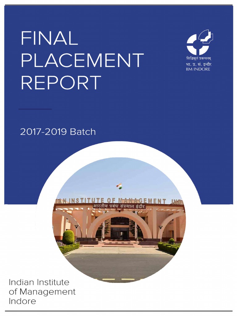 IIM Indore Placement Report 2017-19 | PDF