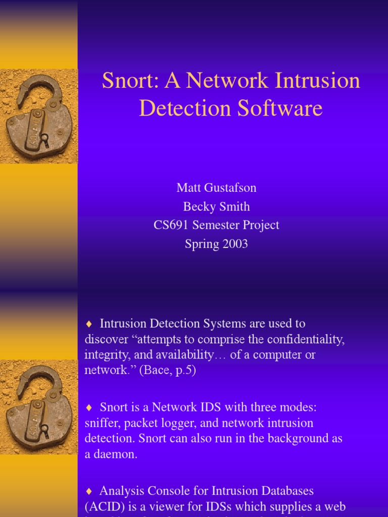 Snort Network Intrusion Detection Guide | PDF | Cyberwarfare | Security