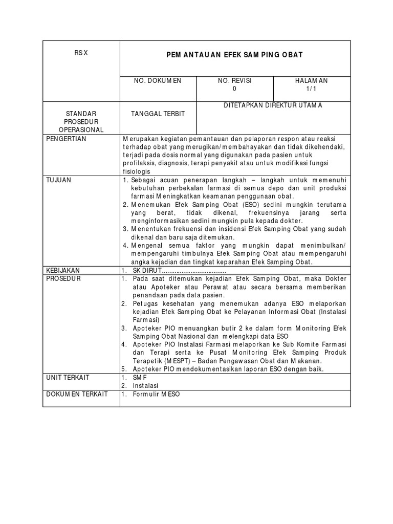 Formulir Pemantauan Terapi Obat | PDF