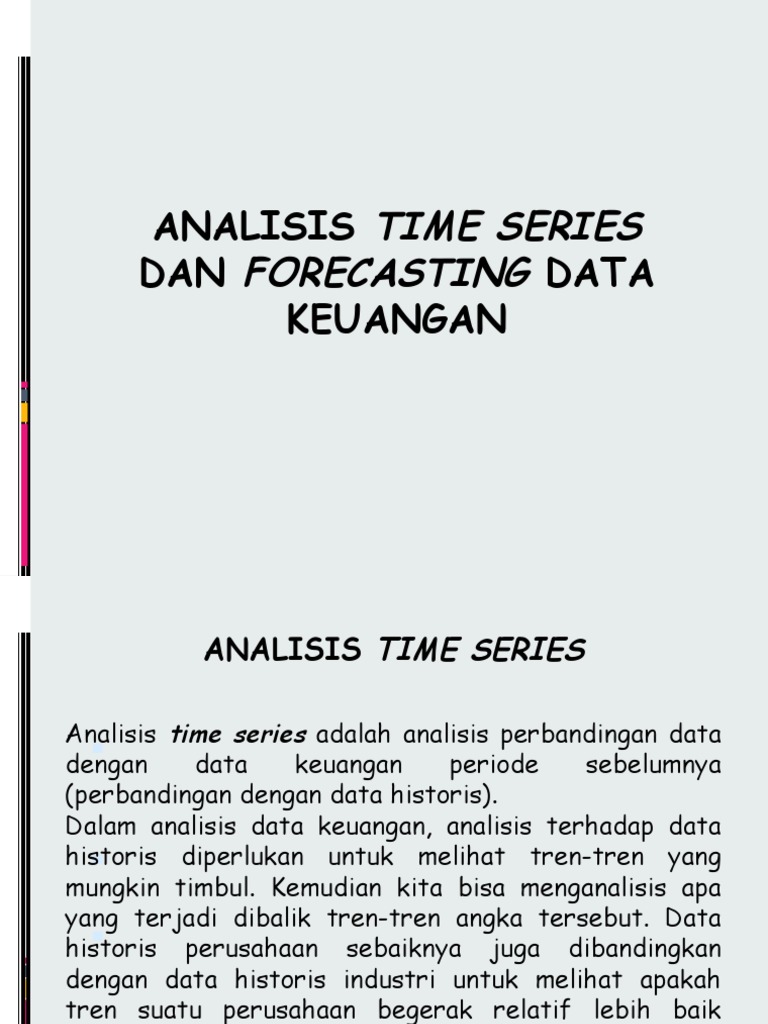 Analisis Time Series Dan Forecasting Data Keuangan | PDF Analisis Time Series Dan Forecasting Data Keuangan | PDF