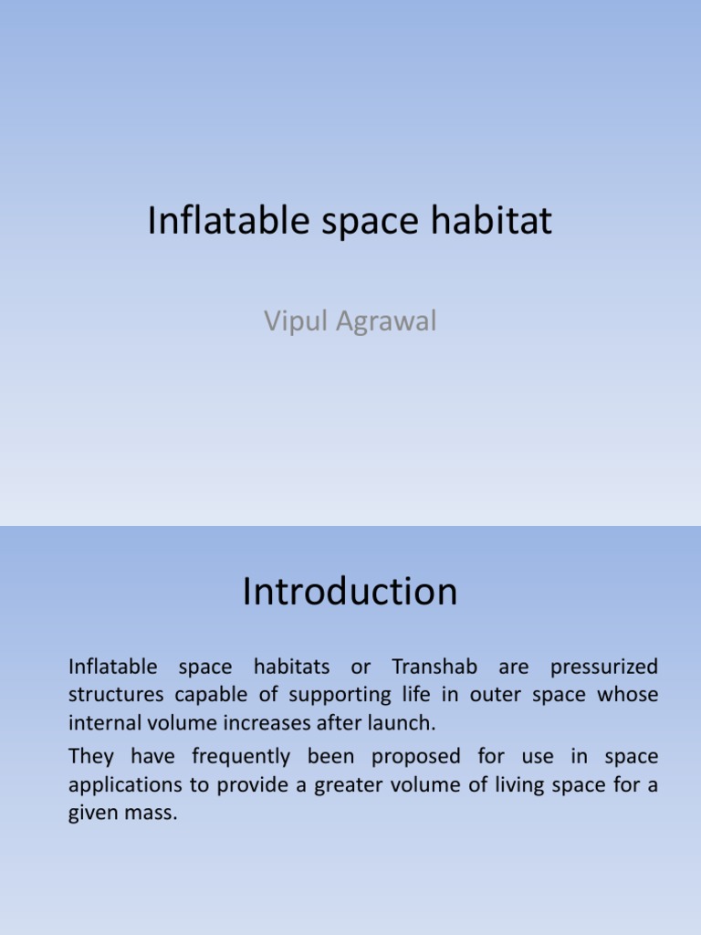 Inflatable Space Habitats Explained | PDF | Spacecraft | Spaceflight