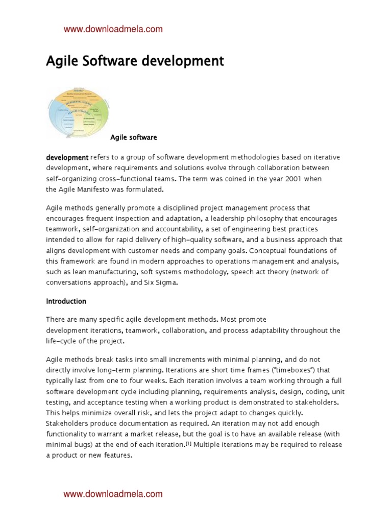 An Overview of Agile Software Development: Iterative Processes, Self ...