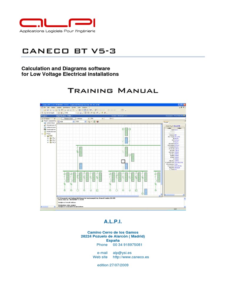 Training Manual Initiation Course Caneco BT 533 PDF | PDF | Transformer | Electrical Impedance