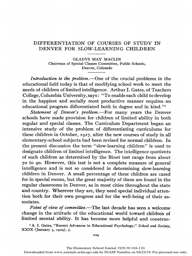 Slow Learners | PDF | Goal | Intelligence