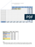 DCF Work Calendar Form CF-ES 3007 | PDF