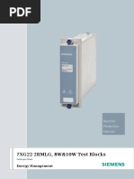 Test Block 7XG22 2RMLG01 Siemens Dimension and Wiring Diagram | PDF