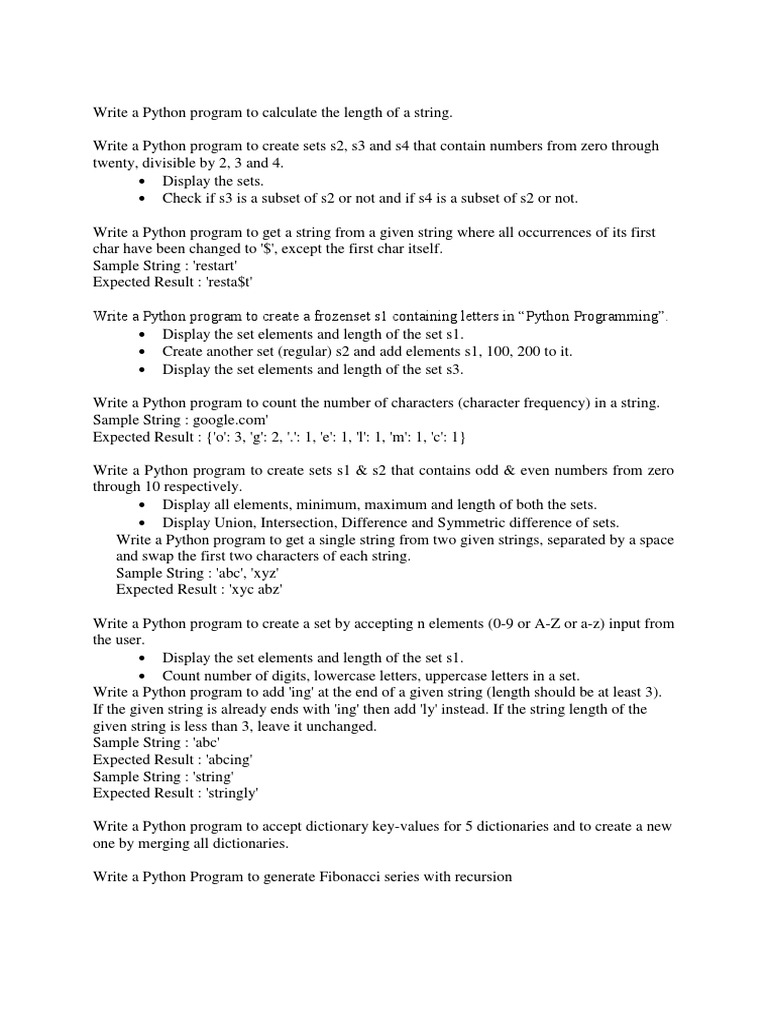 Python Question Bank | PDF | String (Computer Science) | Computer File