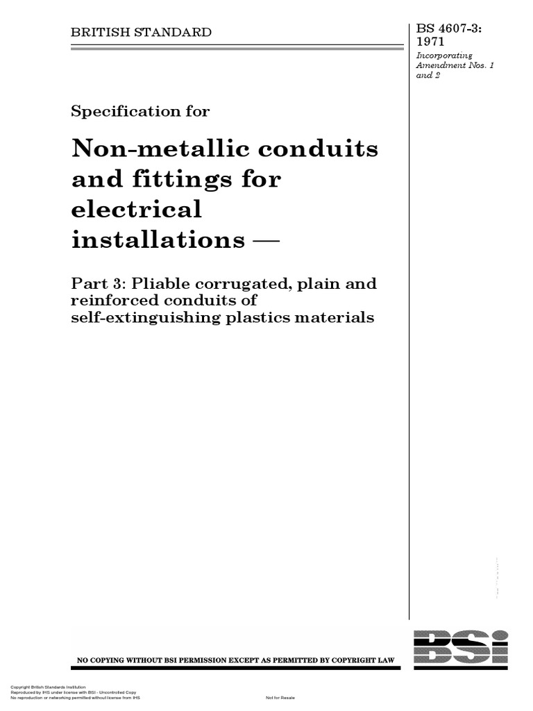 BS 4607 3 PDF | PDF | Pipe (Fluid Conveyance) | Polyvinyl Chloride