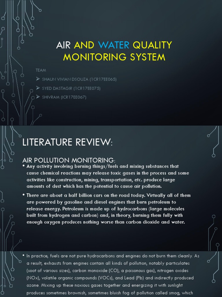 AND Quality Monitoring System: Water | PDF | Air Pollution ...