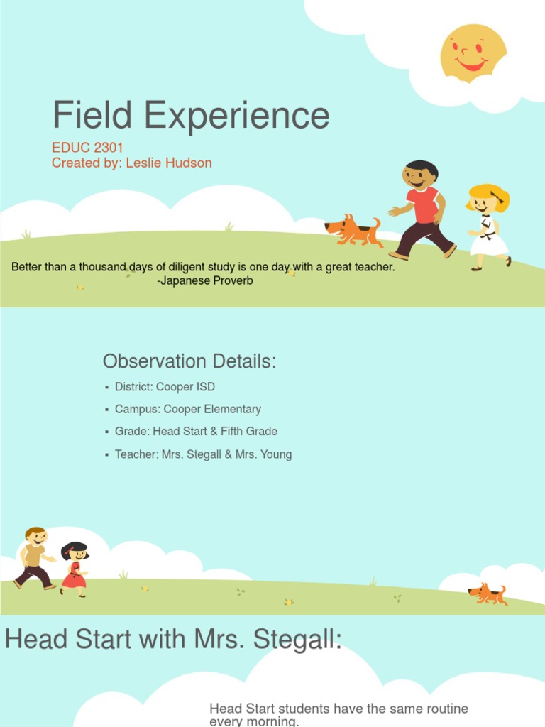 Field Experience | PDF