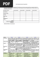 Rubric For Simulation Activity | PDF | Learning | Teaching