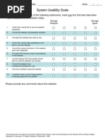 Sample Questionnaire 3 | PDF | Usability | Questionnaire