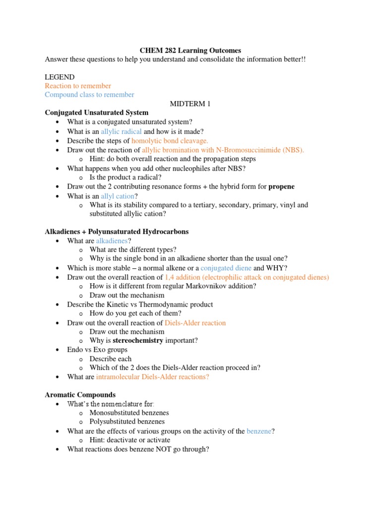 Chem 282 | PDF | Aromaticity | Ether