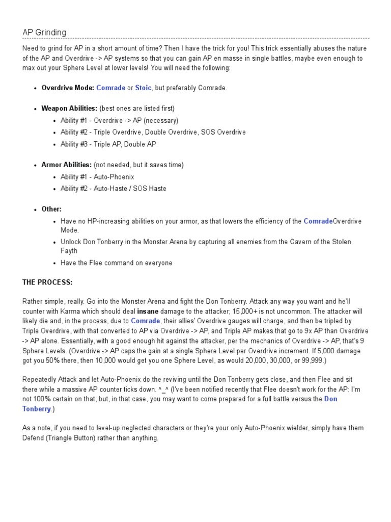 Final Fantasy X - X-2 HD Remaster FFX FAQ - Walkthrough For PlayStation ...