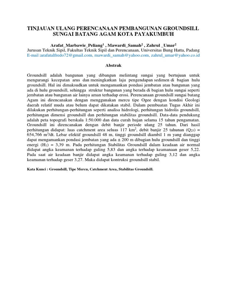 Ground Sill | PDF