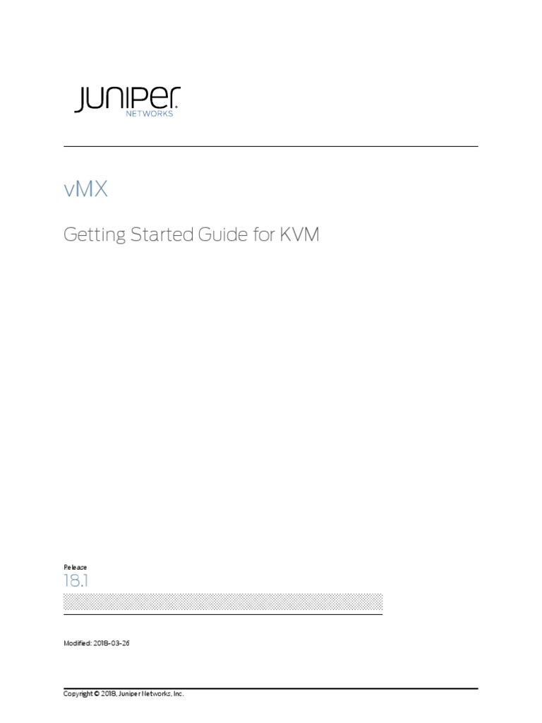 Getting Started VMXKVM | PDF | Network Interface Controller | Virtual Machine