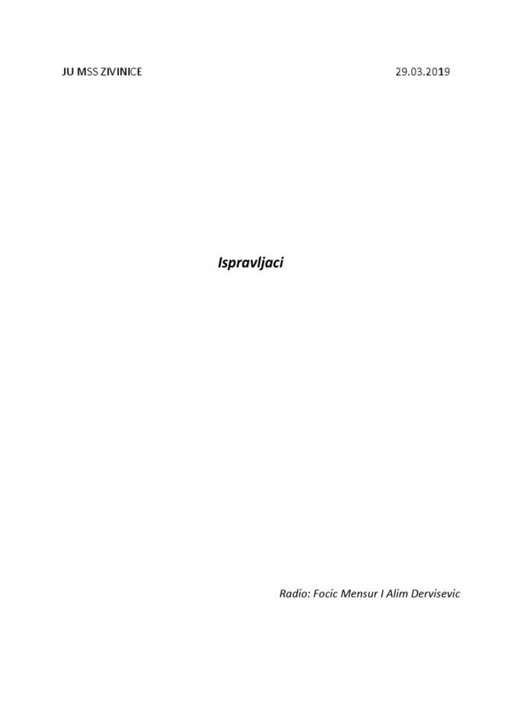 Ispravljaci | PDF