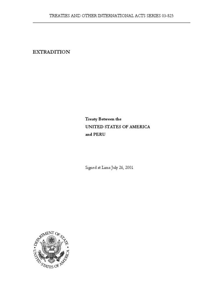 Extradition | PDF | Extradition | Treaty