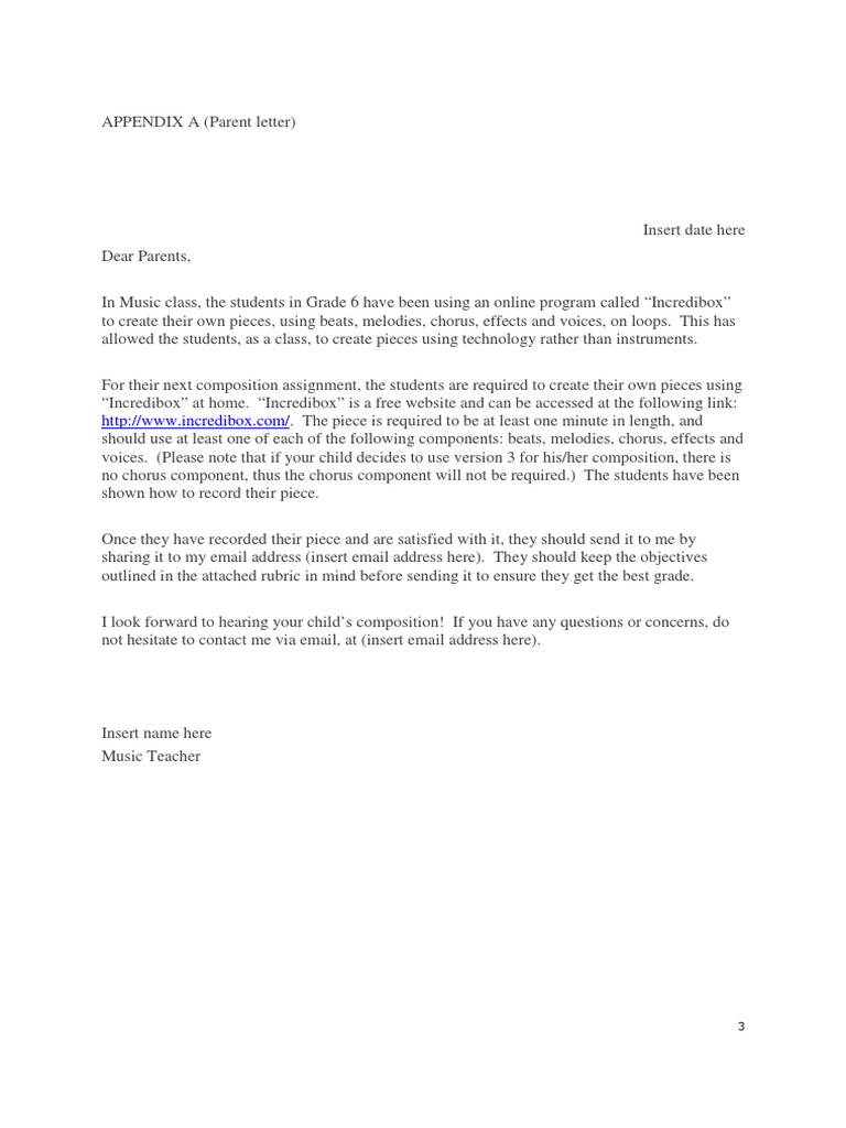 Composing With Incredibox Grade 6 PDF | PDF | Rubric (Academic) | Cognition