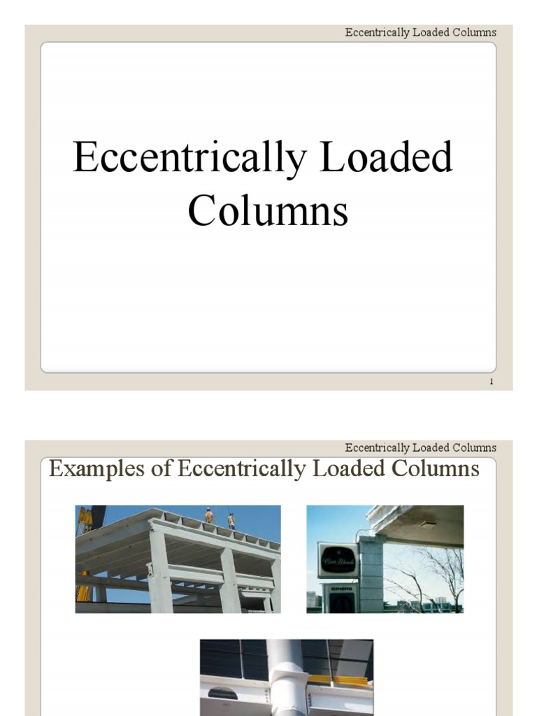 Lect 10 Short Col | PDF | Buckling | Column
